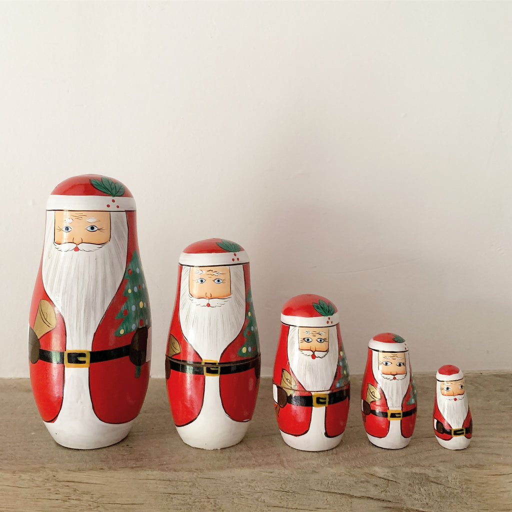 Vintage Father Christmas Russian Dolls – Ivy Joan Home