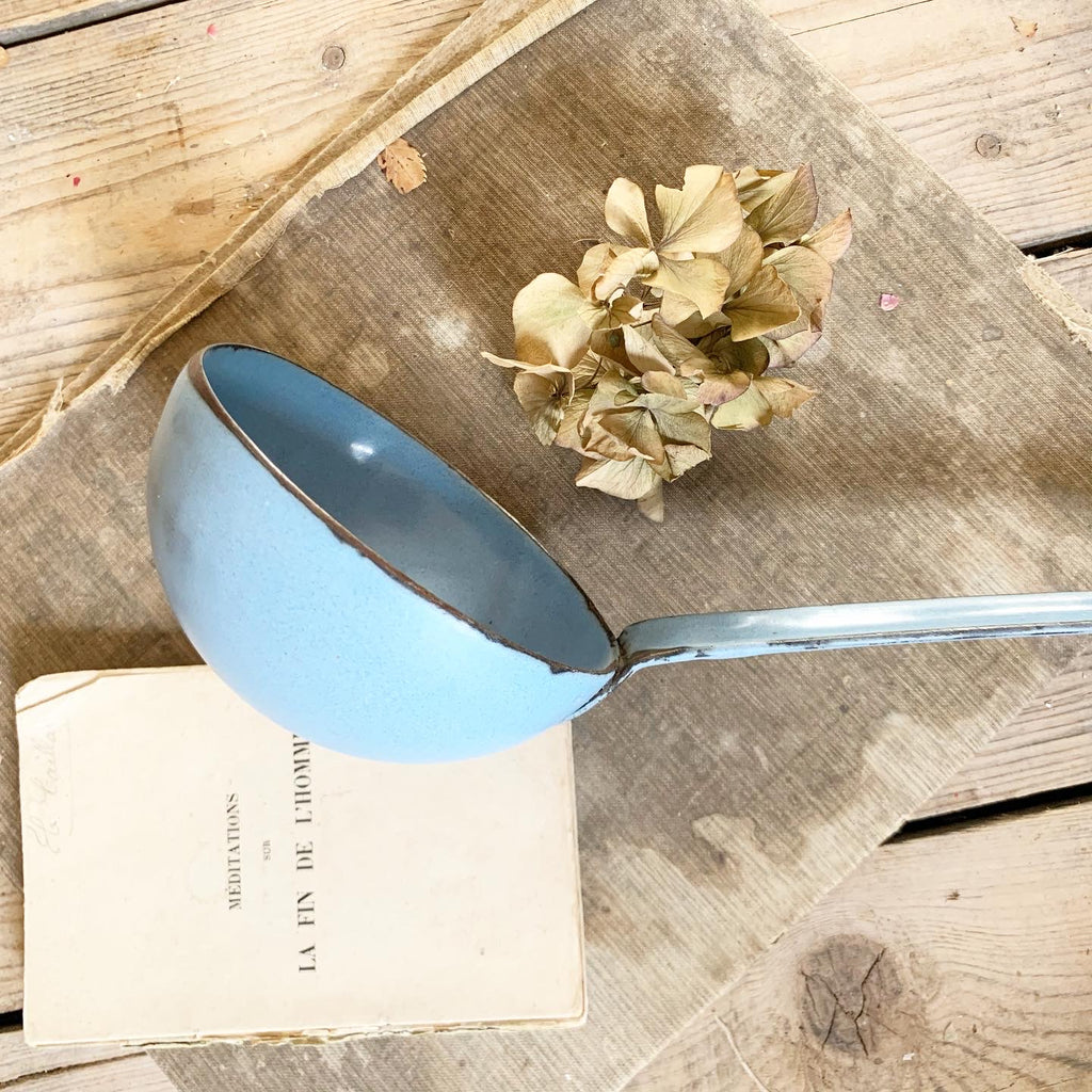 Vintage Enamel Ladle – Ivy Joan Home